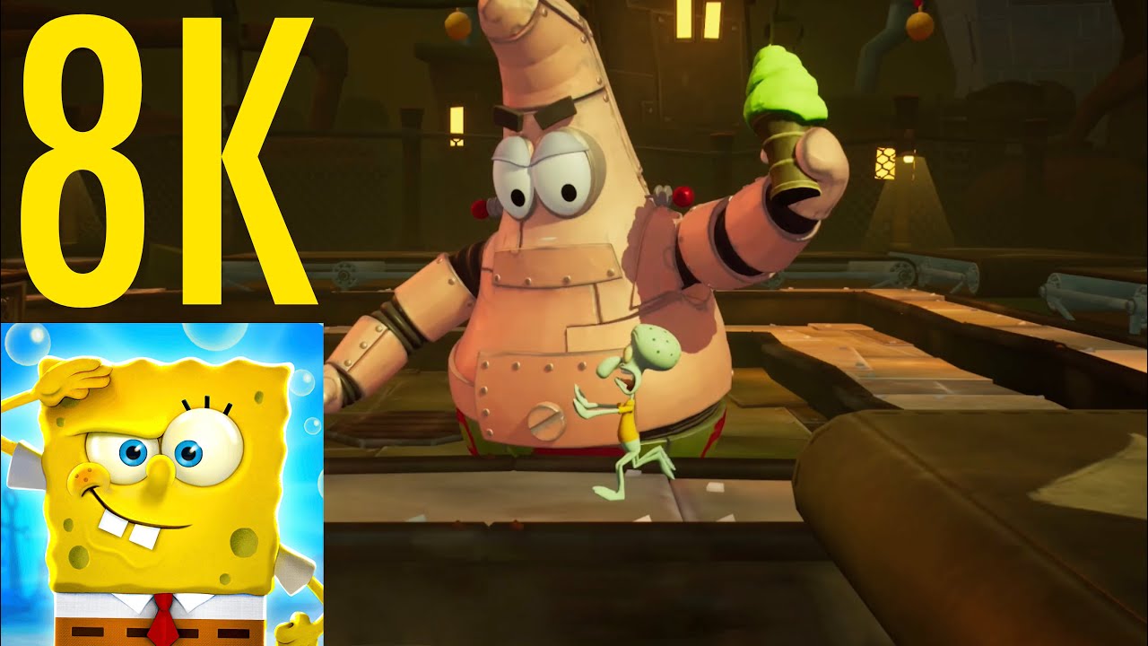 8K AI UPSCALE - SpongeBob SquarePants - BFBB - Mobile iOS Android (Part ...