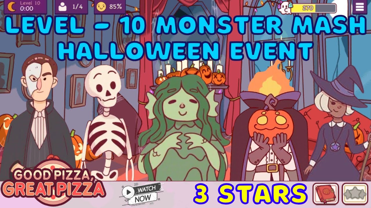 Level 10 - Monster Mash - Halloween Event - Good Pizza Great Pizza ...