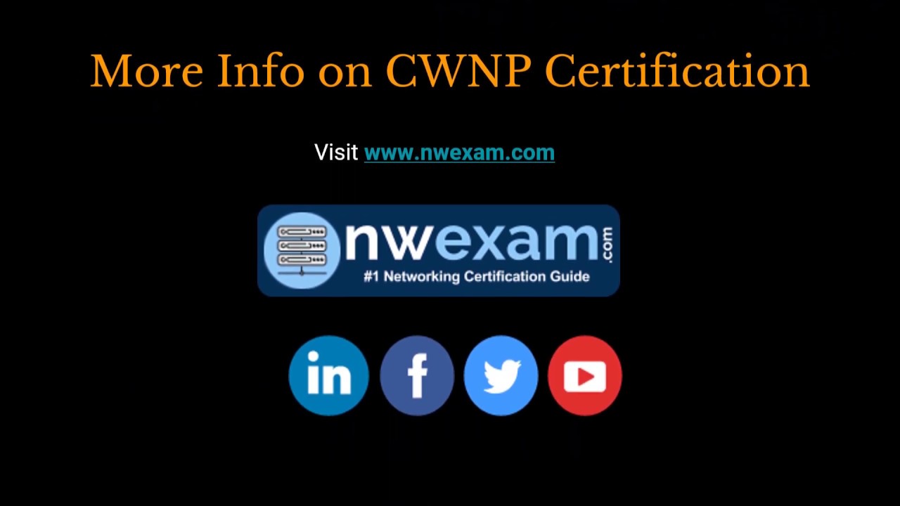 Get Ready to Clear CWNP (CWT-100) Certification Exam - YouTube