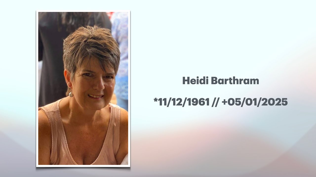 Heidi Barthram Funeral - YouTube