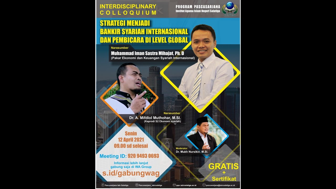 Strategi Menjadi Bankir Syariah Internasional dan Pembicara di Level ...