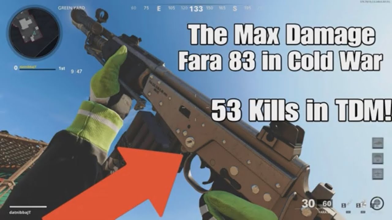 Cold War's Max Damage Fara 83! Best Fara 83 Class Setup - YouTube