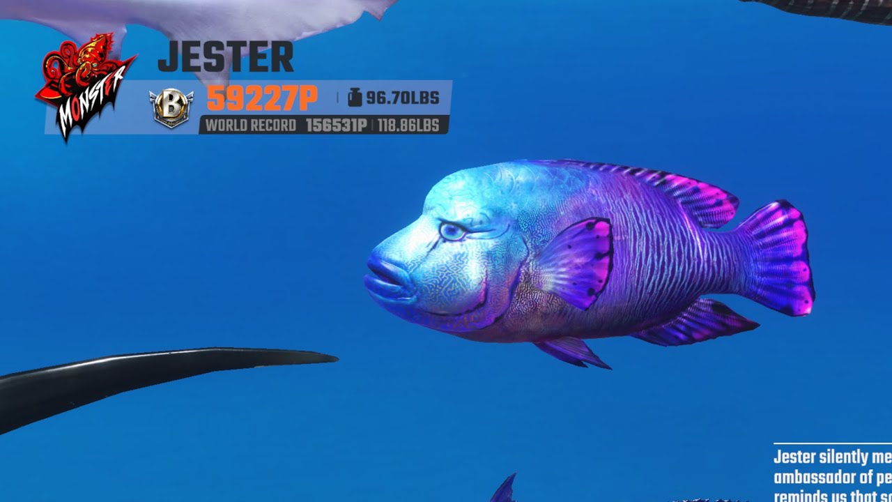 Fishing Master Game Jester Monster Fish - YouTube