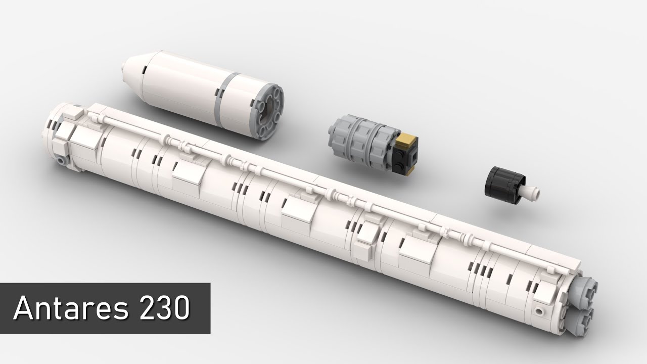 Let's design the most outsourced rocket: Antares with Cygnus in 1:110 ...