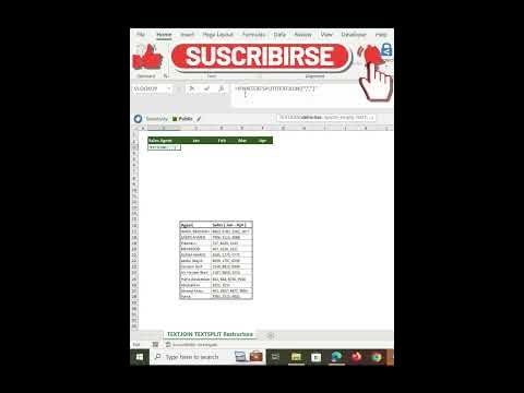 How to Restructure data using textjoin and textsplit function in Excel. #excel #exceltutorial # ...