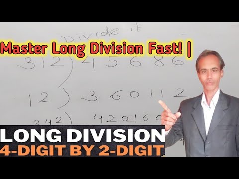 Master Long Division Fast! | 2-Digit & 4-Digit Number Trick Explained ...