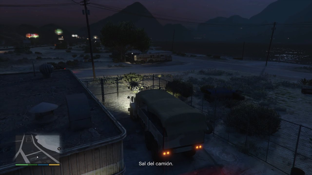GTA V - MISIÓN 44 : MATERIAL MILITAR - YouTube