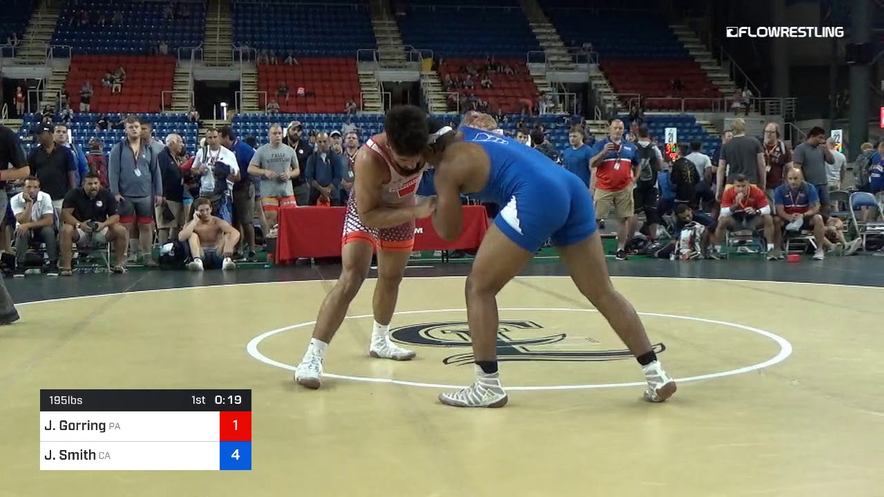 195 Lbs Rnd Of 16 Julian Gorring Pennsylvania Vs Jonovan Smith ...