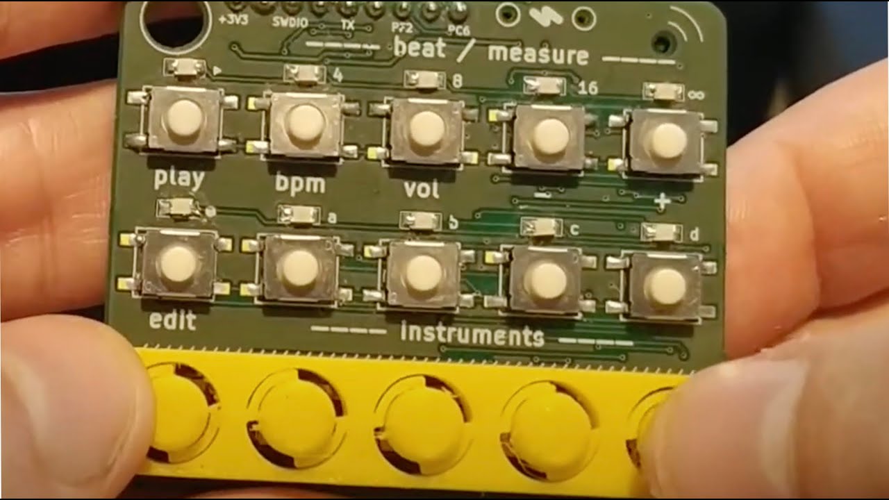 One piece 3D printed buttons - YouTube
