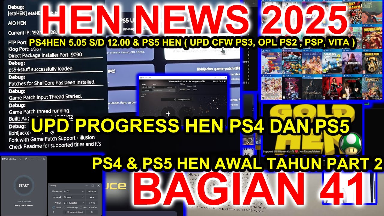 2025 PS4 & PS5 HEN ( PS4 I PS5 & UPDATE PS3 PS2 PSP VITA) – Update news ...