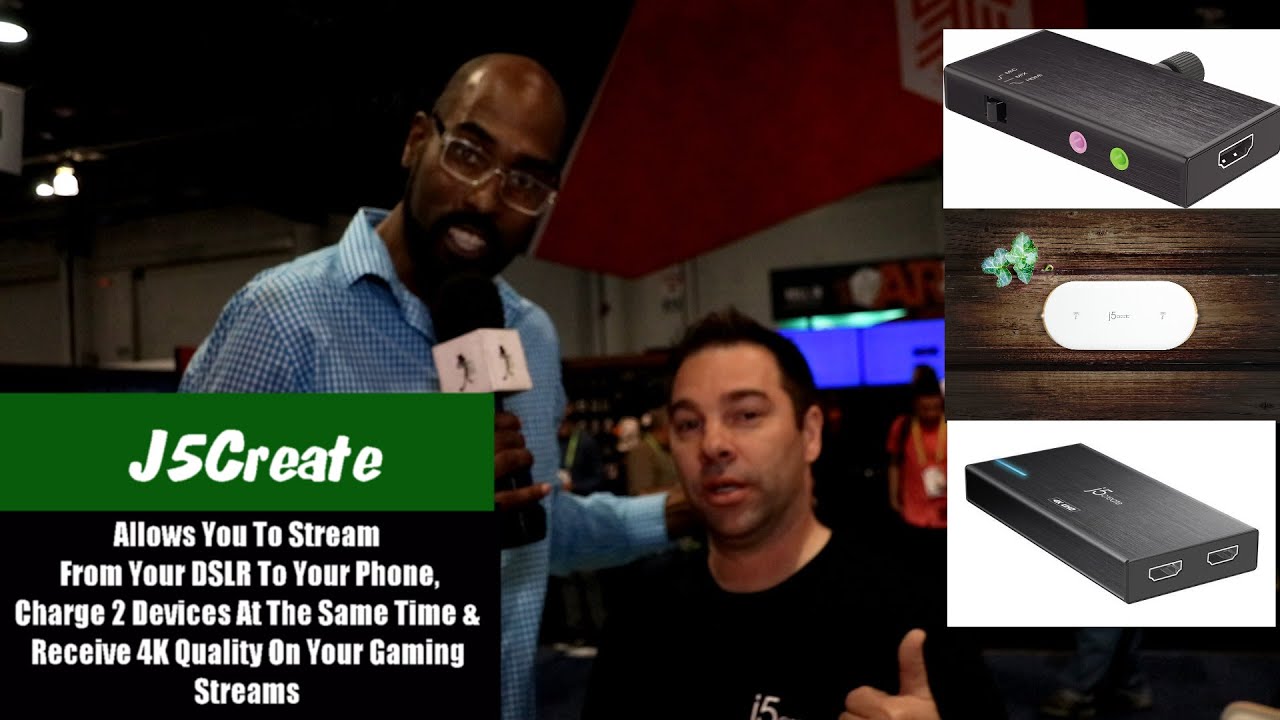 J5 Create Allows You To Use Your DSLR With Your Phone For Livestreaming ...