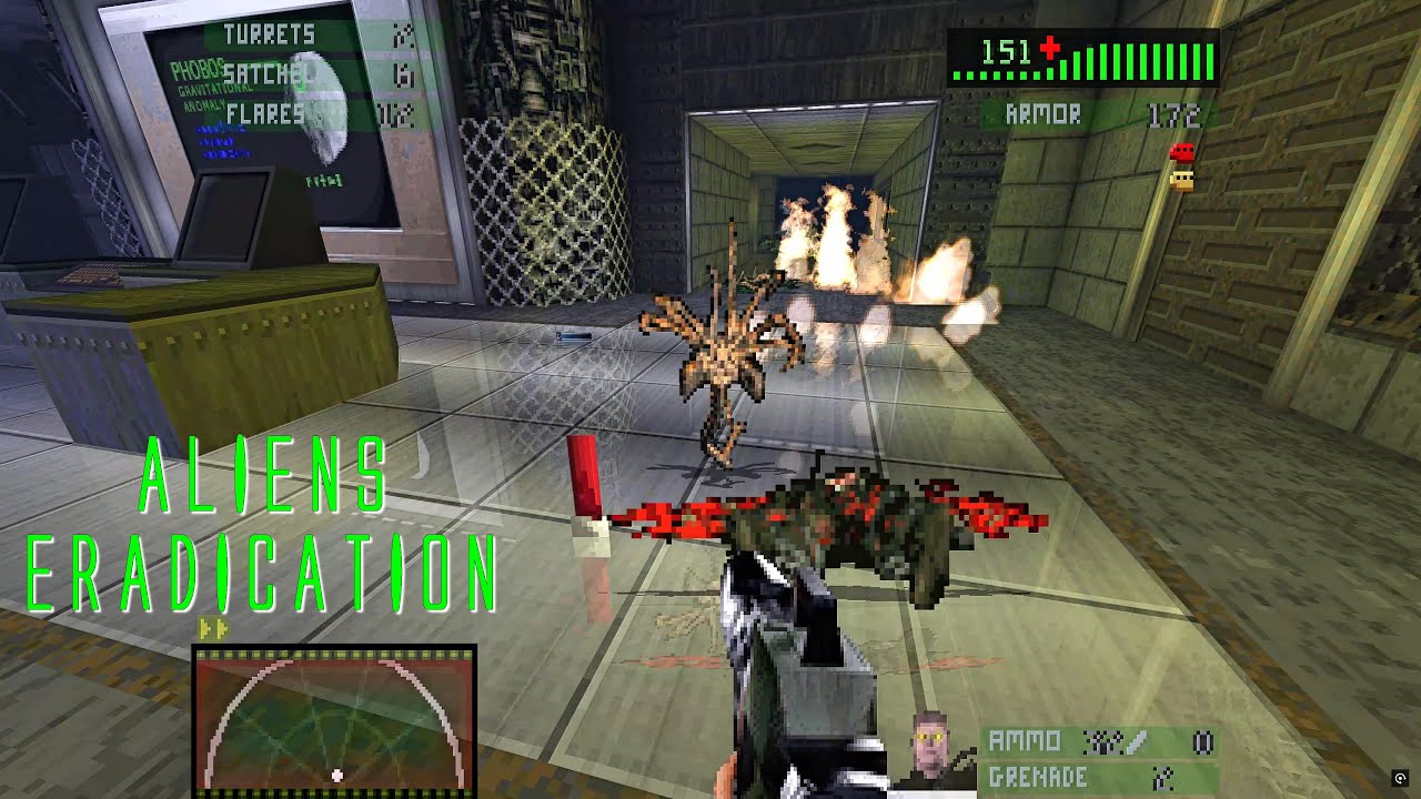 ALIENS: ERADICATION v2.0 | Spectacle Creep v10: E1M7 [Doom Ep1 Remaster ...