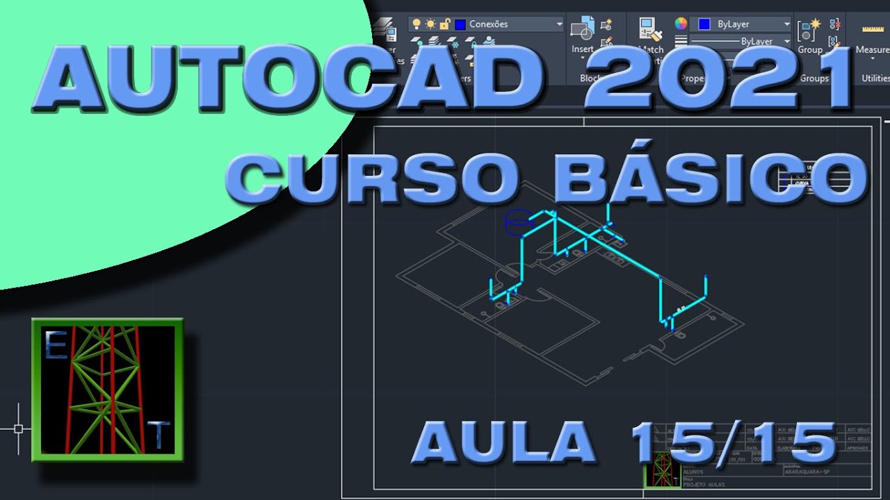 AutoCAD 2021 - Aula 15 - Plotar na escala correta e gerar PDF - YouTube