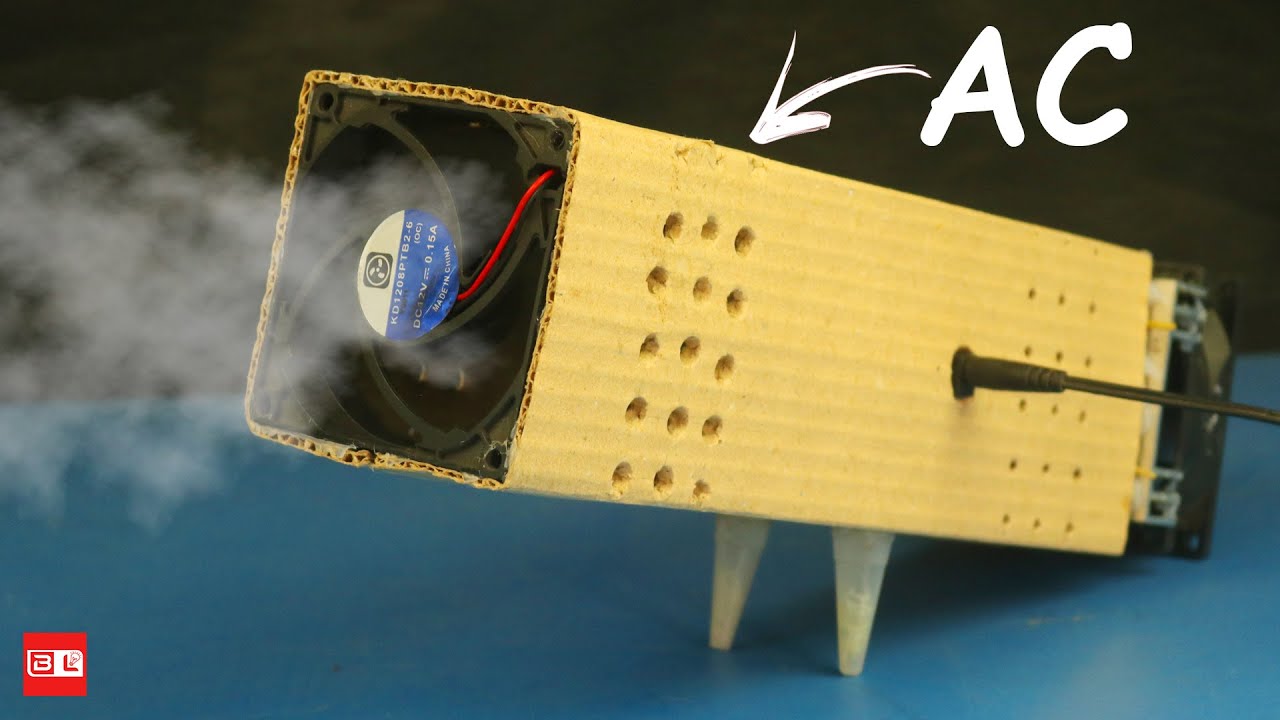 Making a Powerful AC from Peltier Homemade AC for Summer - YouTube