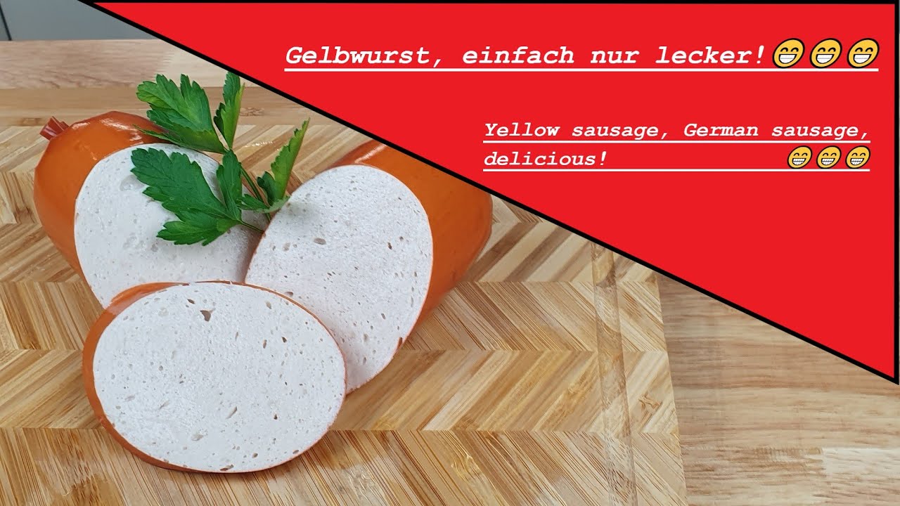 Gelbwurst, mit oder ohne Petersilie einfach nur lecker😋 Gelbwurst, German sausage, simply ...