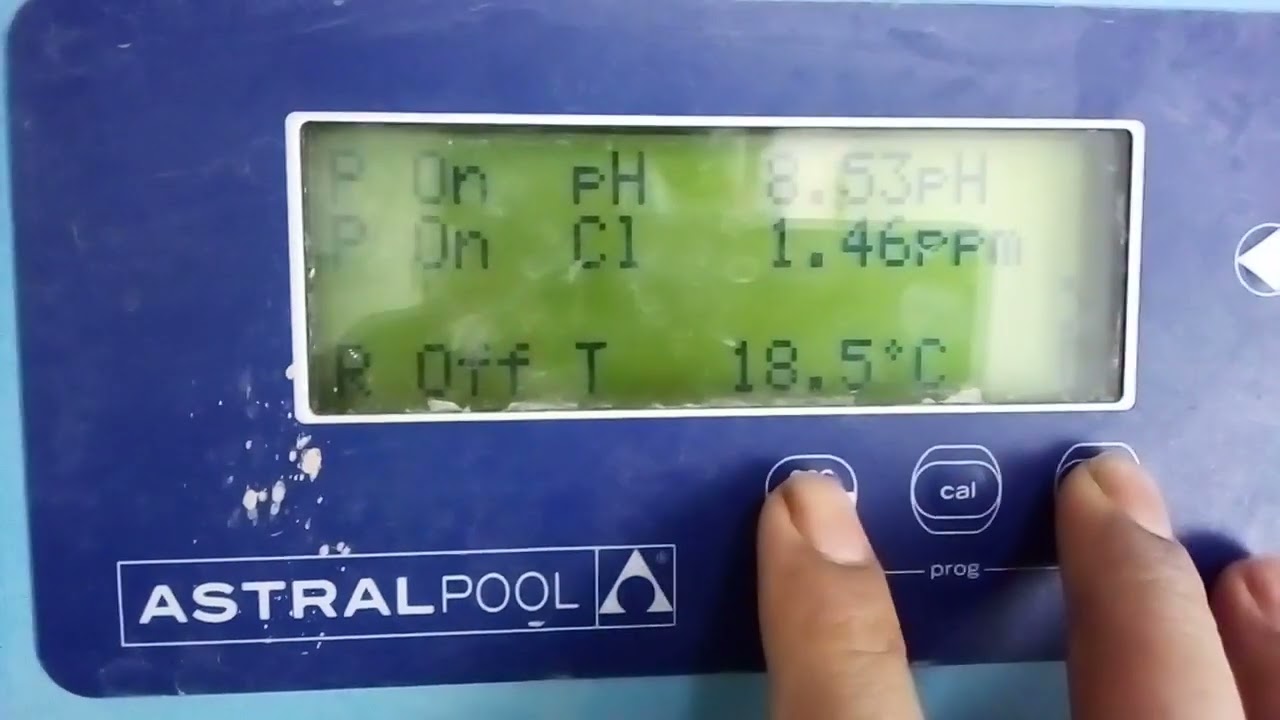 Astralpool controller setting - YouTube