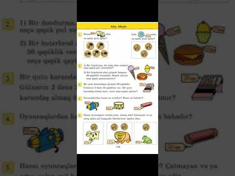 Riyaziyyat 1- ci sinif  səh. 126 \