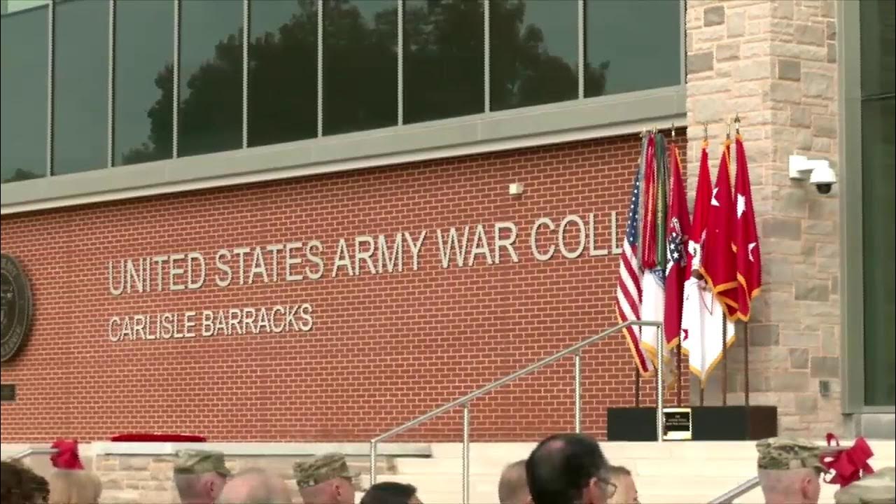 US Army War College Ribbon Cutting Ceremony - YouTube