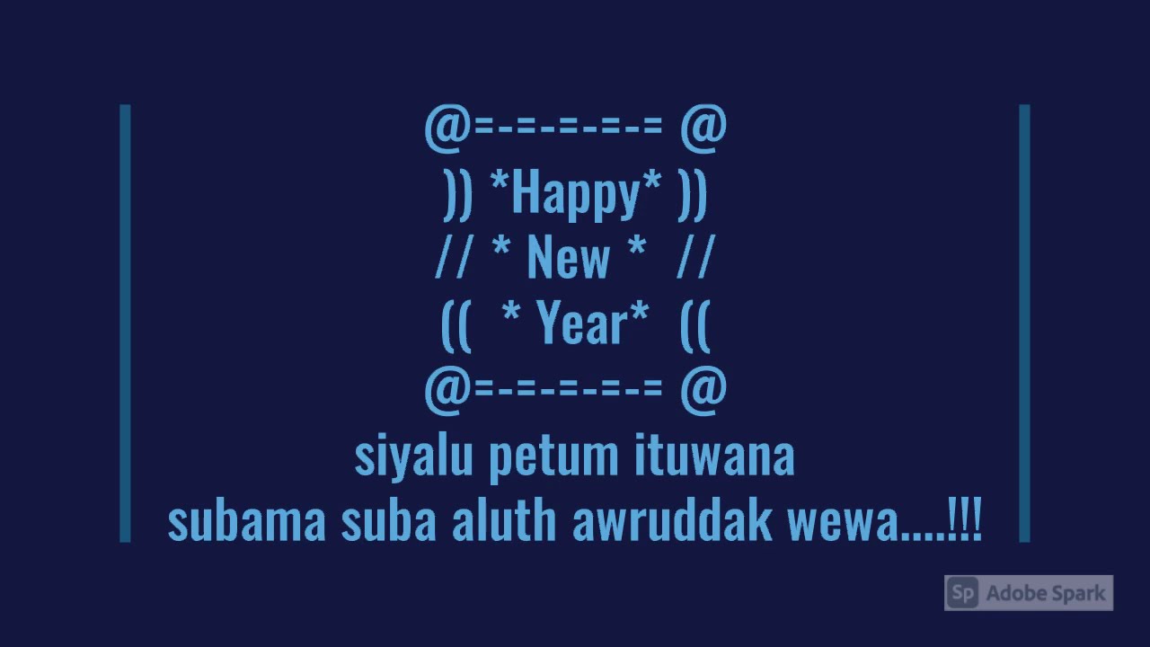 Aluth aurudu suba pathum 2024 - YouTube