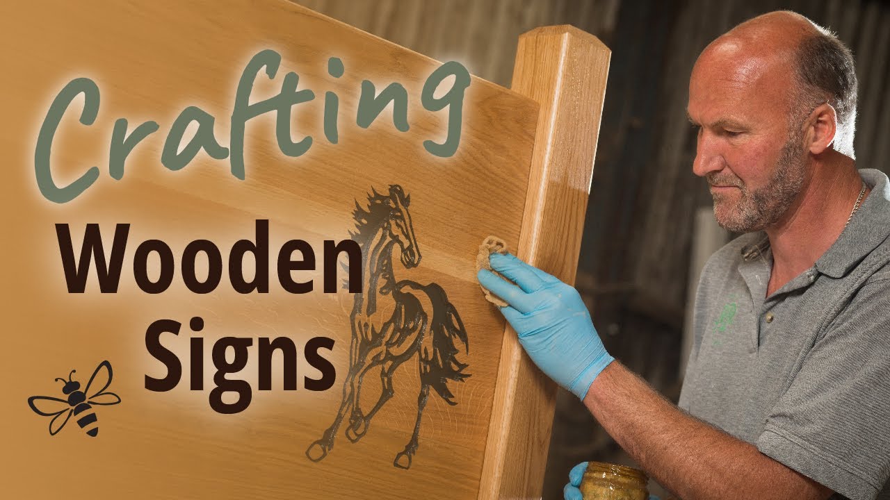 Natural Wooden Signs Crafted at The Sign Maker - YouTube
