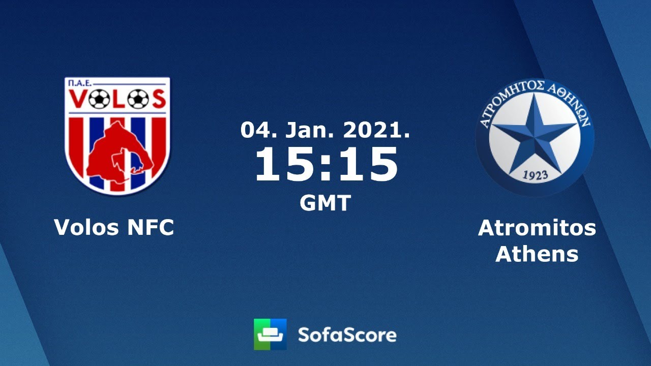 Volos NFC vs Atromitos Athens LIVE NOW REAL SCORE STATISTICS - YouTube