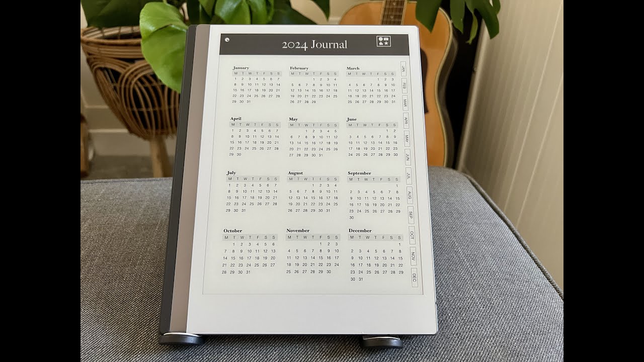 Daily Journal/Diary Template for the reMarkable 2 - YouTube