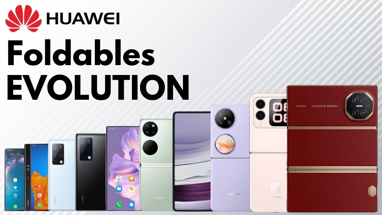Evolution Huawei Foldable Phones - YouTube