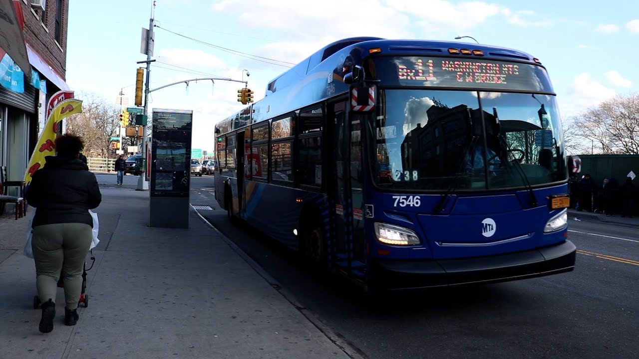 MTA New York City Bus: 2018 New Flyer XD40 Xcelsior #7546 on the Bx11 ...