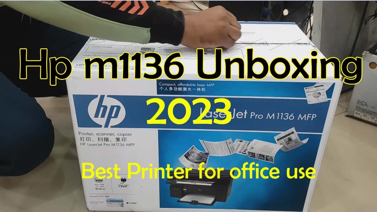 Best Printer Unboxing Review 2023 for office use Hp Laserjet m1136 ...