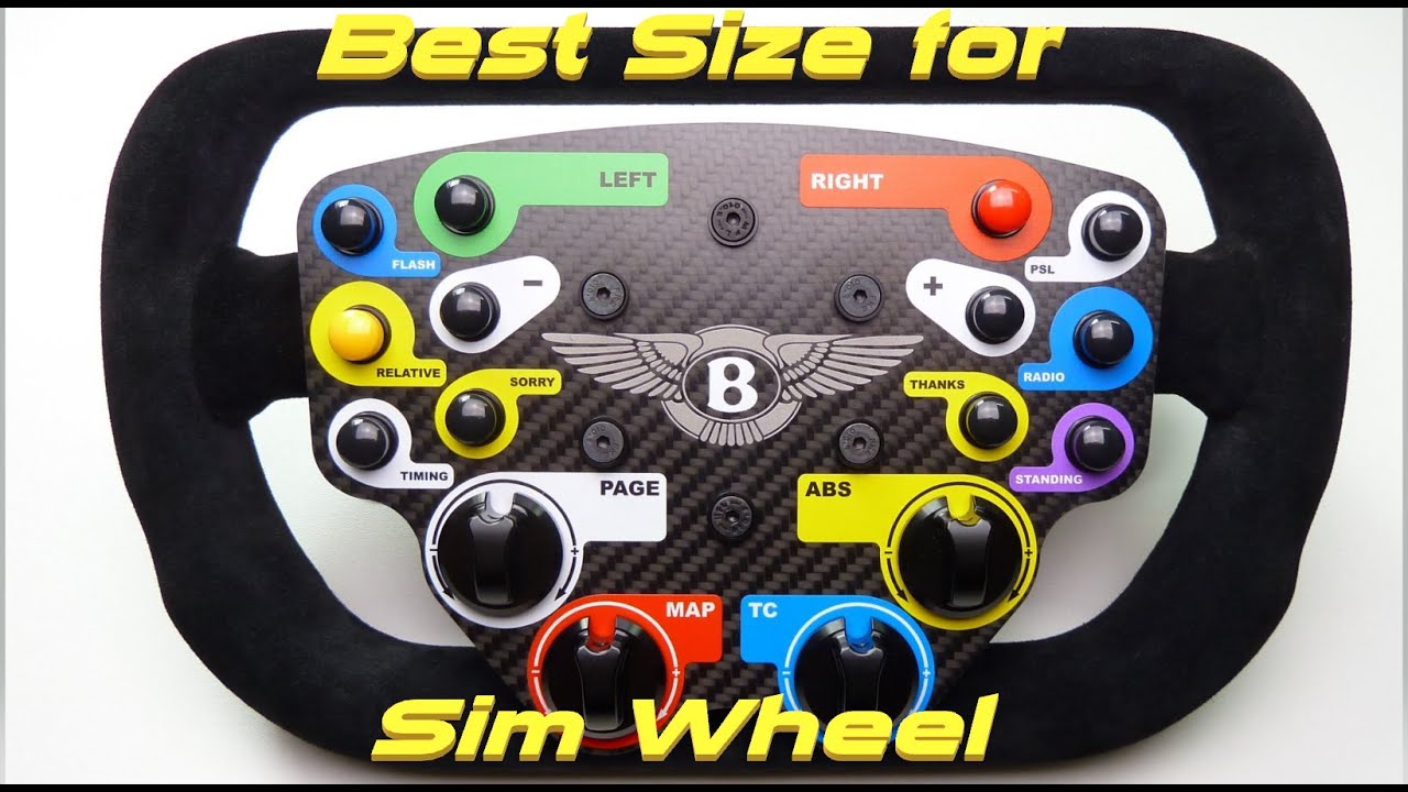 Steering Wheel Size For SimRacing YouTube