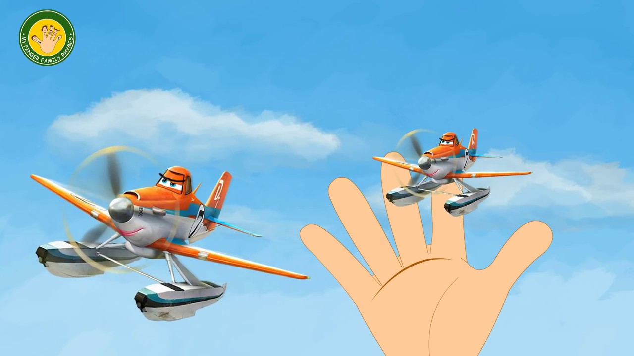 PLANES Finger Family Nursery Rhymes for Babies and Toddlers - YouTube