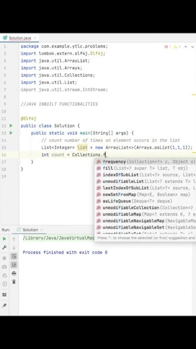 Java List Frequency Java Collections Datastructures Algorithm List Arraylist Frequency