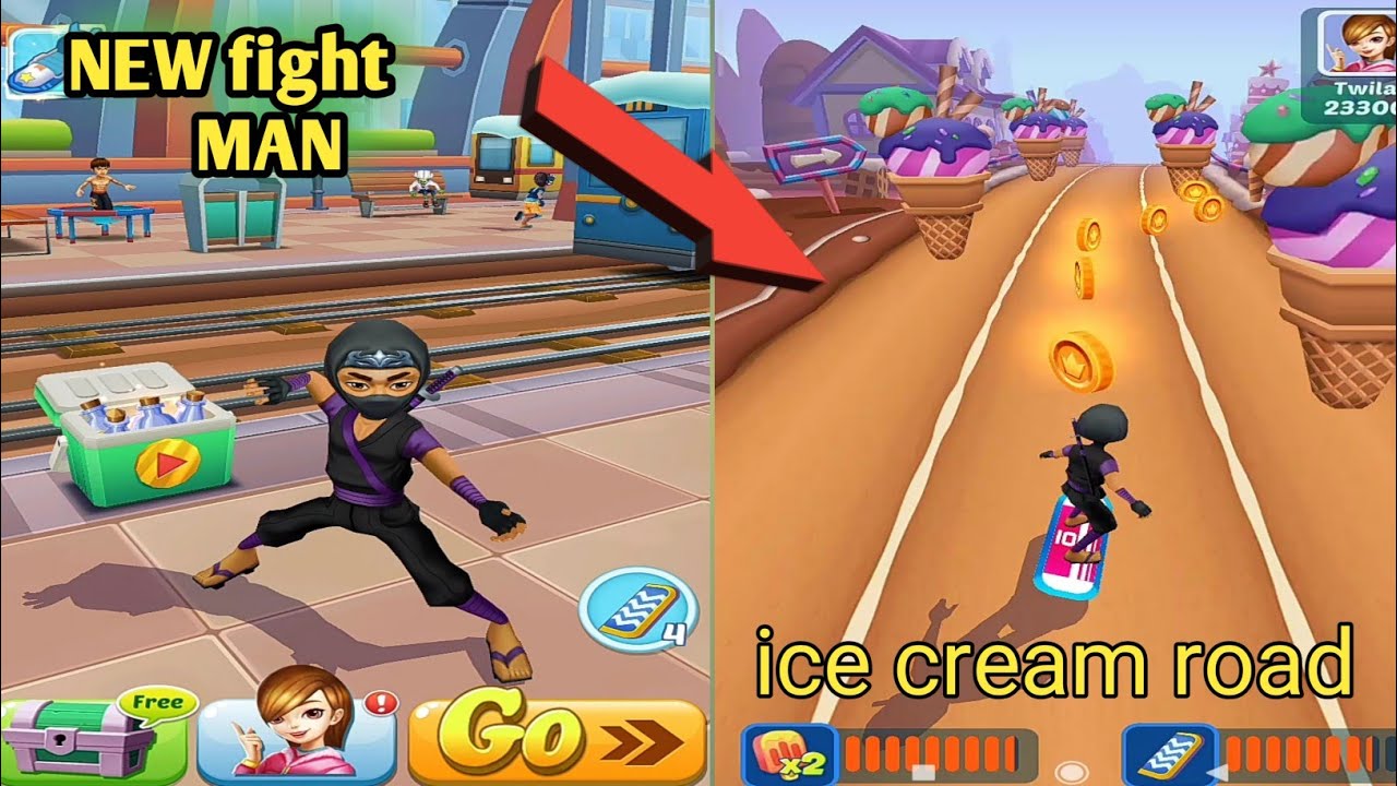 Subway surfers new fight man game play 2021 - YouTube