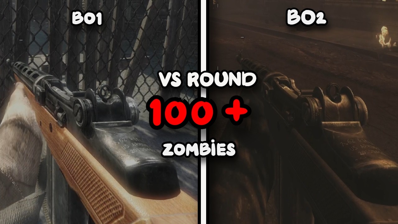 BO1/BO2 M14 at 0.0001 fire/reload rate VS round 100+ Zombies - YouTube
