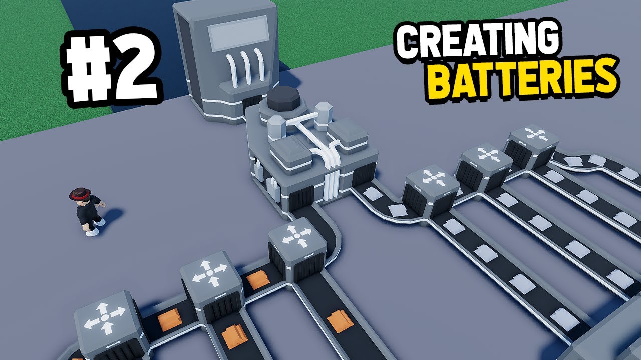 How to Create BATTERIES in Roblox Build Your Factory Tycoon! 👀 - YouTube