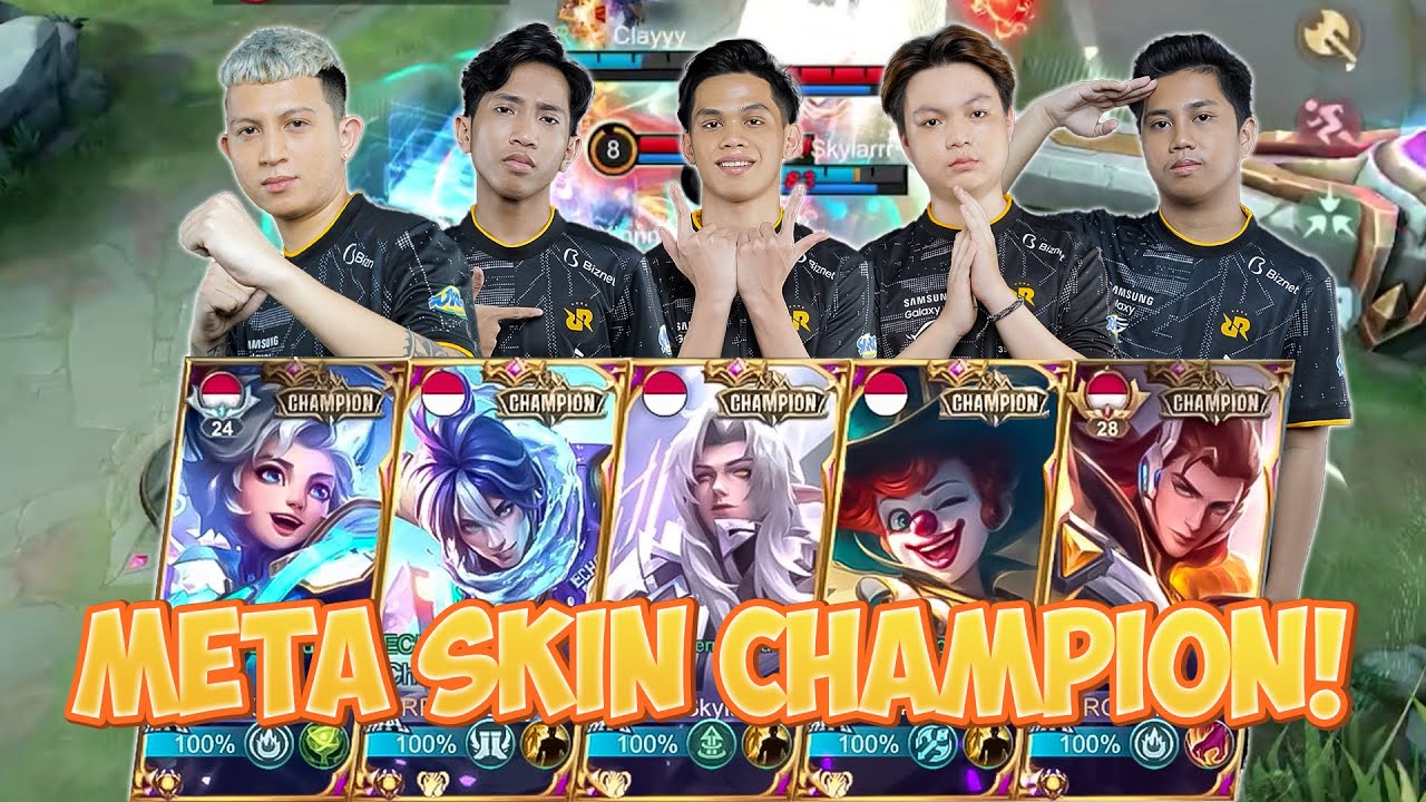 META JUARA FULL TEAM SKIN CHAMPION M-SERIES ! - YouTube