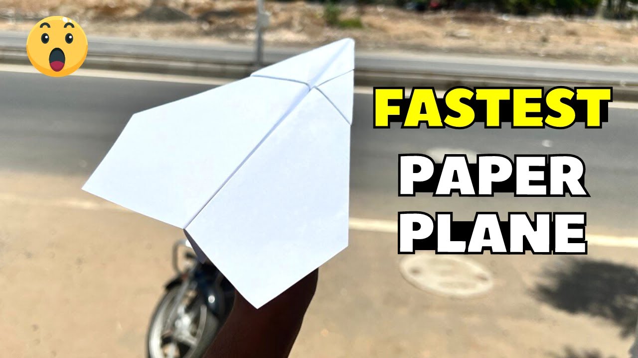How To Make A Paper Plane Fast Fastest Paper Plane YouTube how-to-make-a-paper-plane-fast-fastest-paper-plane-youtube