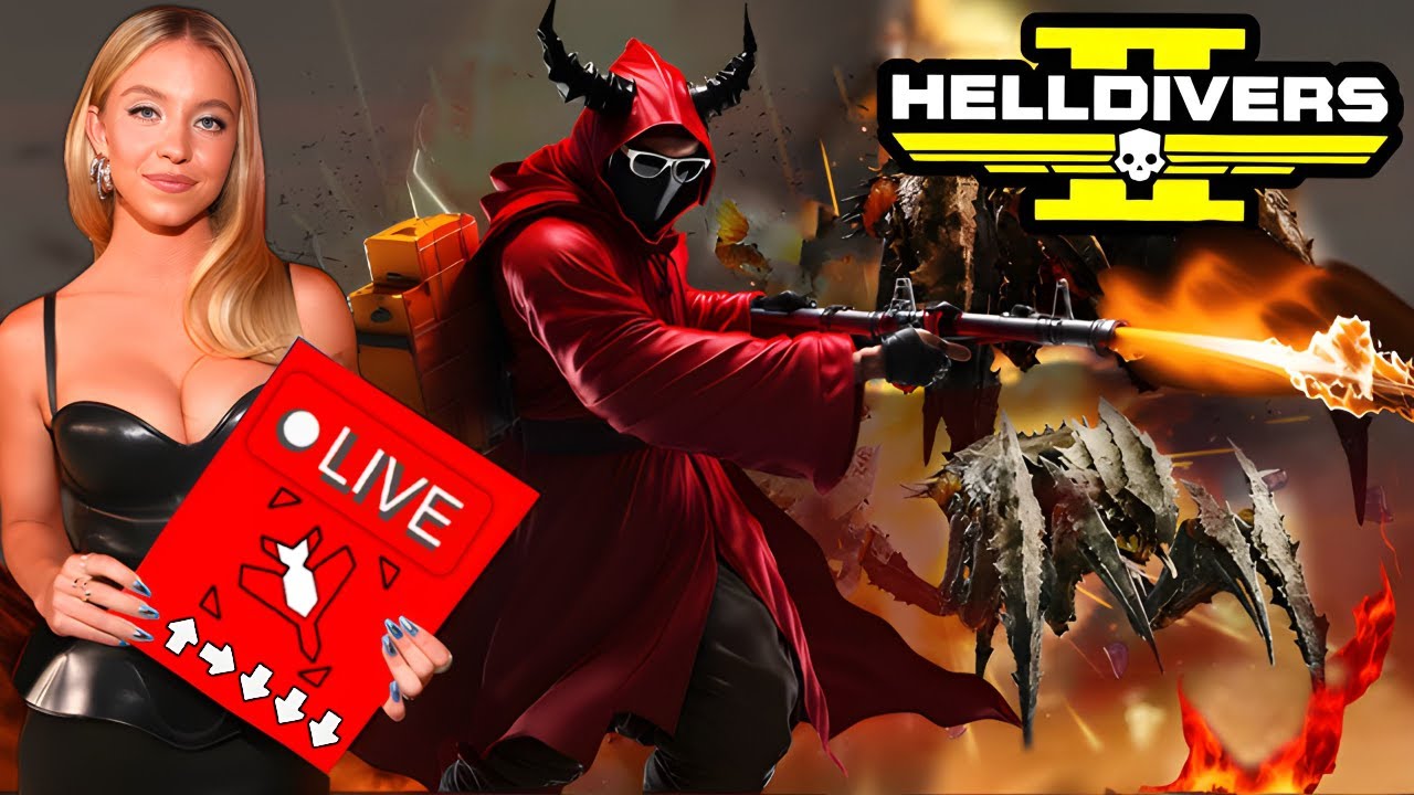 Lvl 100 Grind - Late Night Liber-Tea Bags | HellDivers 2 *LIVE* - YouTube