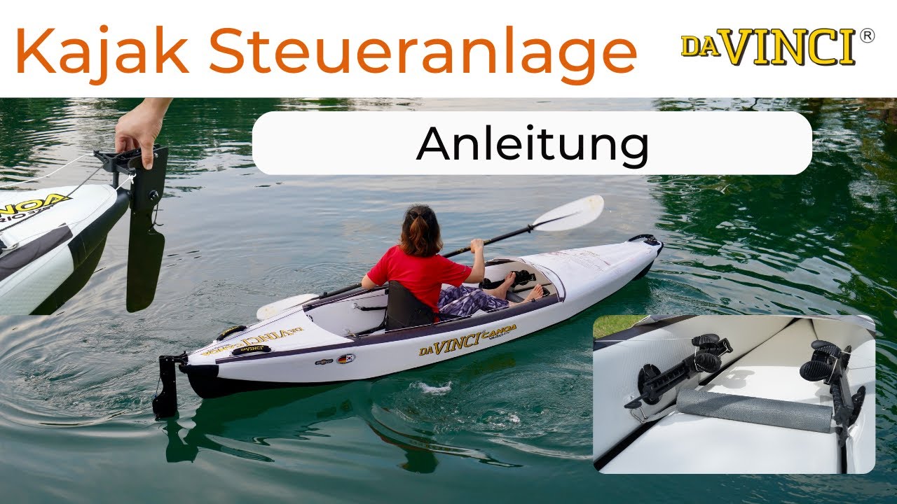Steueranlage Kajak Ruder Anleitung | Da Vinci® - YouTube