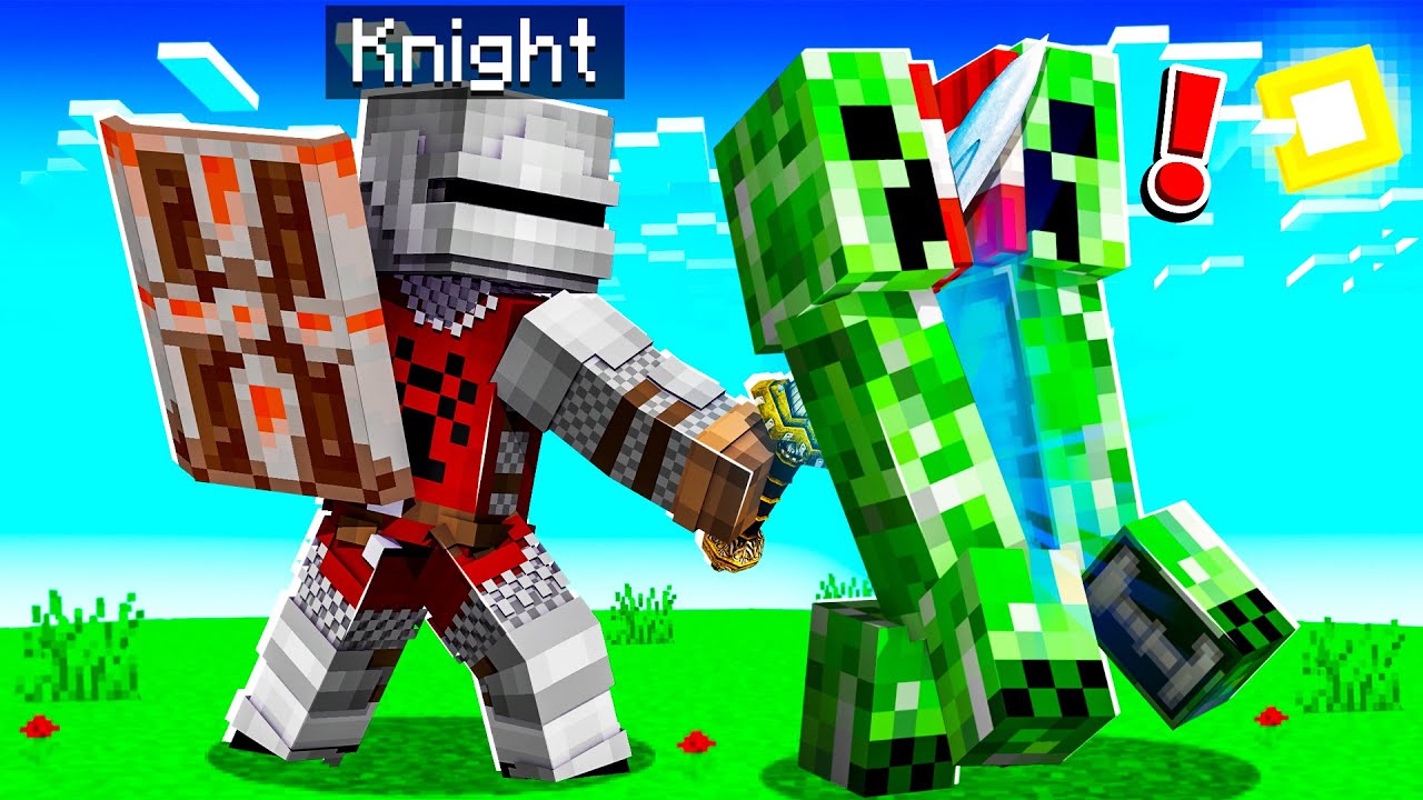 PLAYING AS A MEDIEVAL KNIGHT in MINECRAFT! (powerful) - YouTube