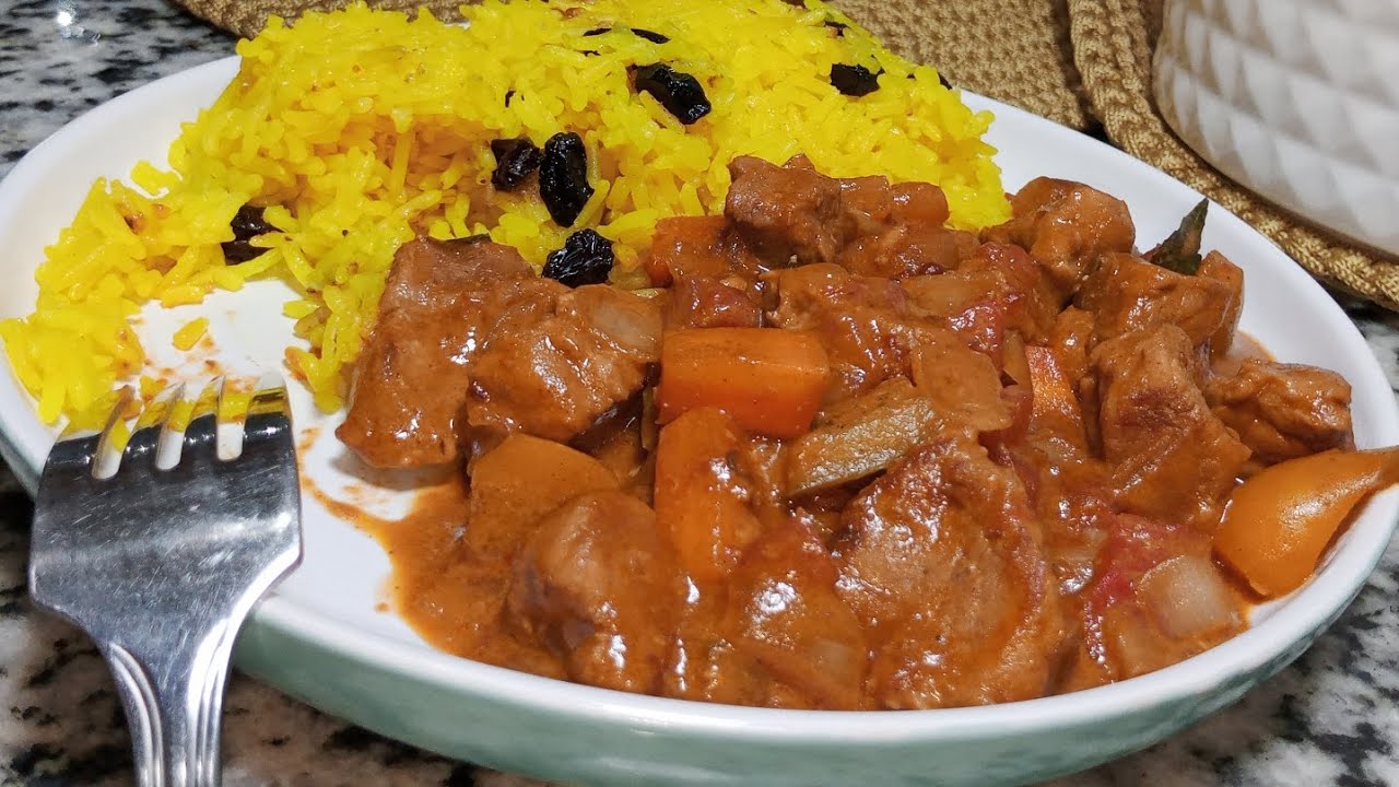 Re-edit: Raisin tumeric rice with any meat of choice. Emz kitchen ...