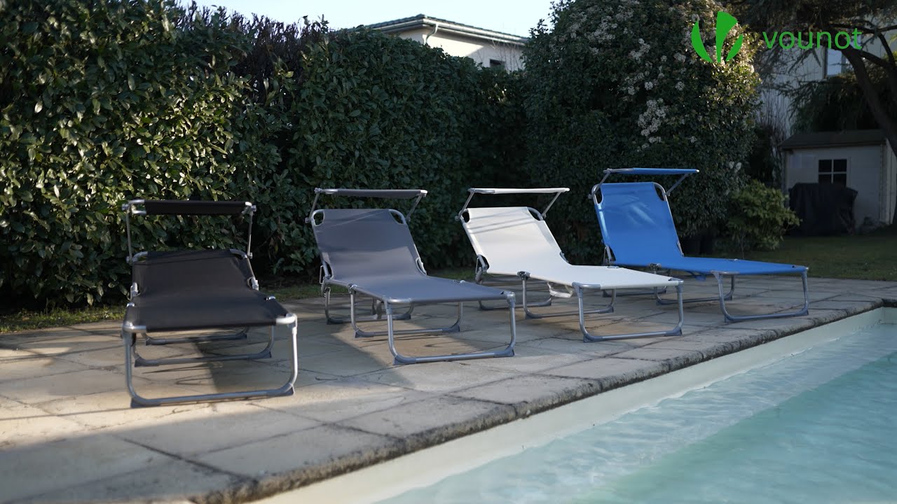 Le transat ultime pour des moments de relaxation à l'extérieur - YouTube