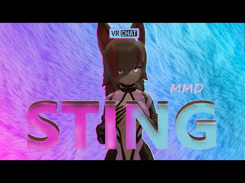 VRChat - STING | MMD | Latex | Kemono friends Gray wolf | 4K - YouTube