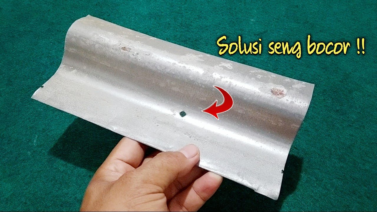 ILMU MAHAL ‼️ Cara menambal seng bocor dengan mudah - YouTube