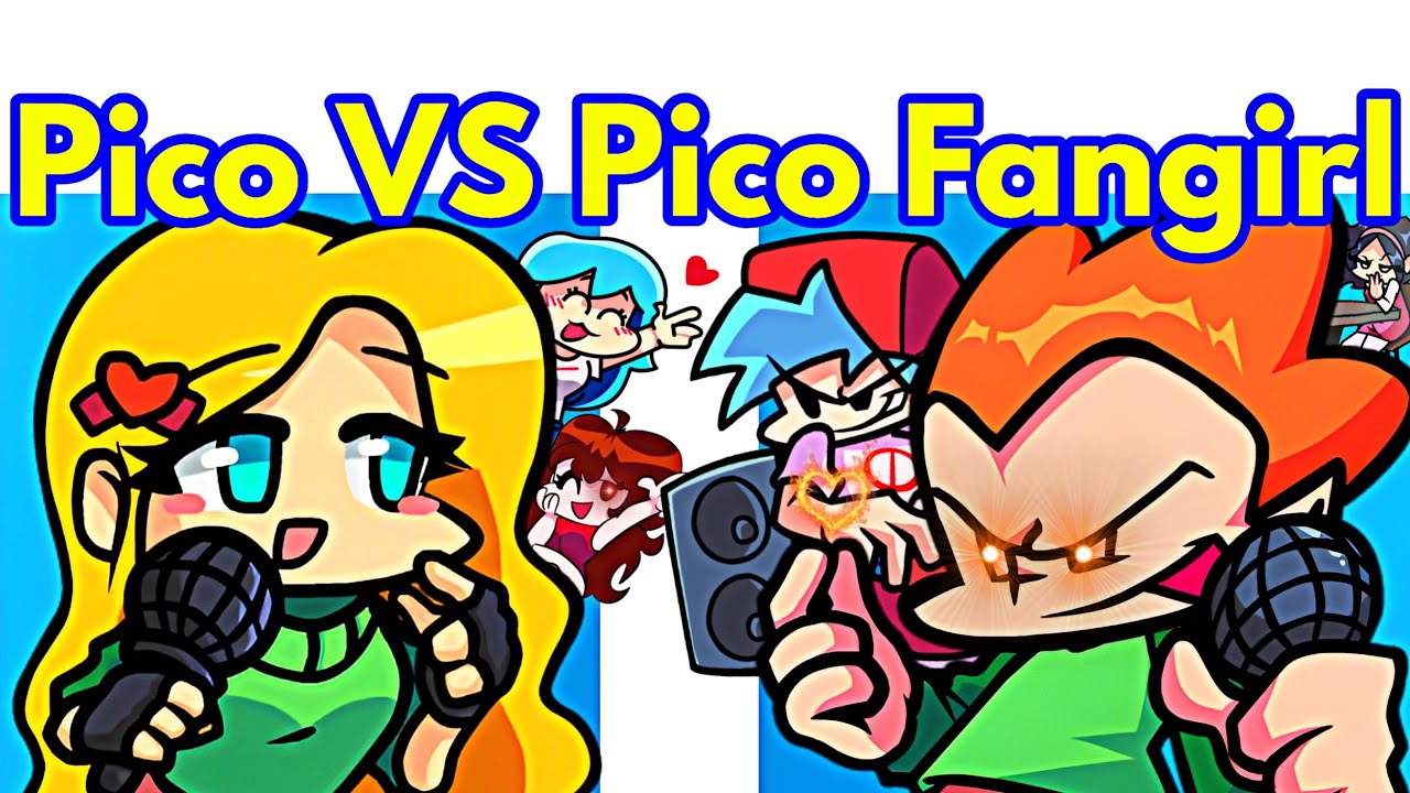 Friday Night Funkin' Pico Fangirl / Sun vs BF/Pico (FNF Mod/Hard ...