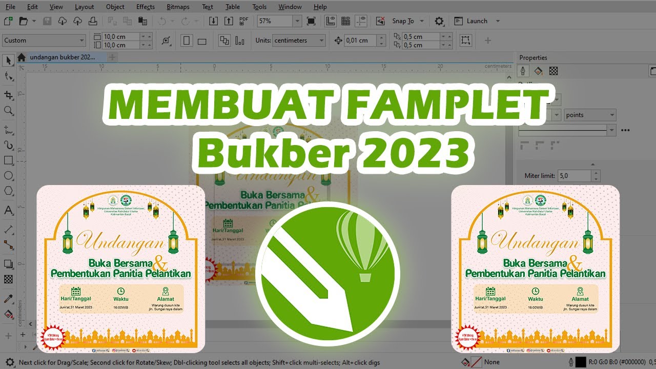 Desain Famplet Bukber | Ricky Desain21 - YouTube