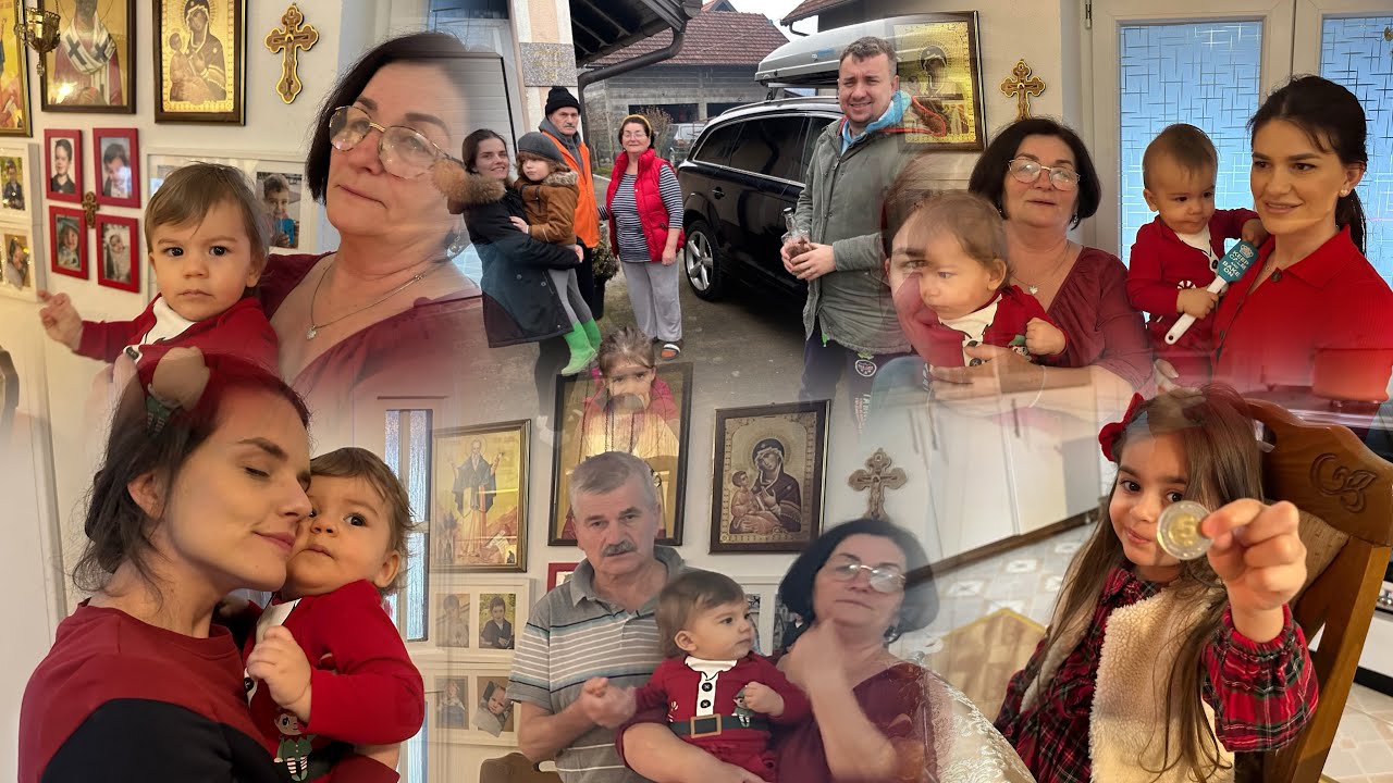 Bozic sa porodicom u nasem domu ️ - YouTube