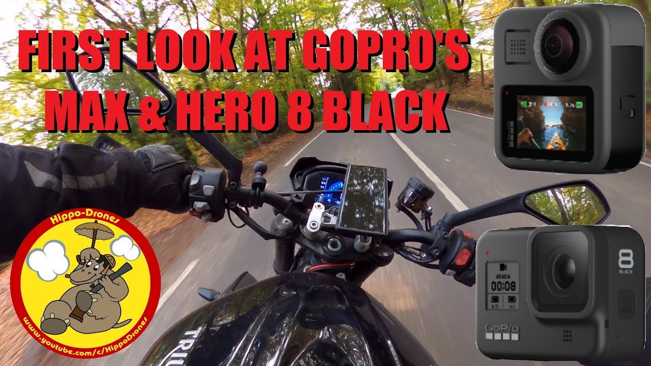 First Look at the GoPro Max & GoPro Hero 8 Black - On Bike - YouTube