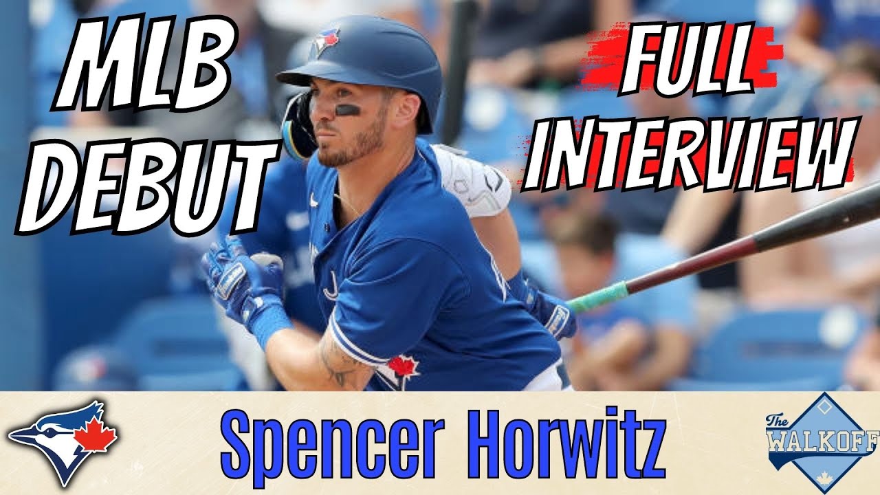Spencer Horwitz Makes MLB Debut with Toronto Blue Jays | FULL INTERVIEW ...