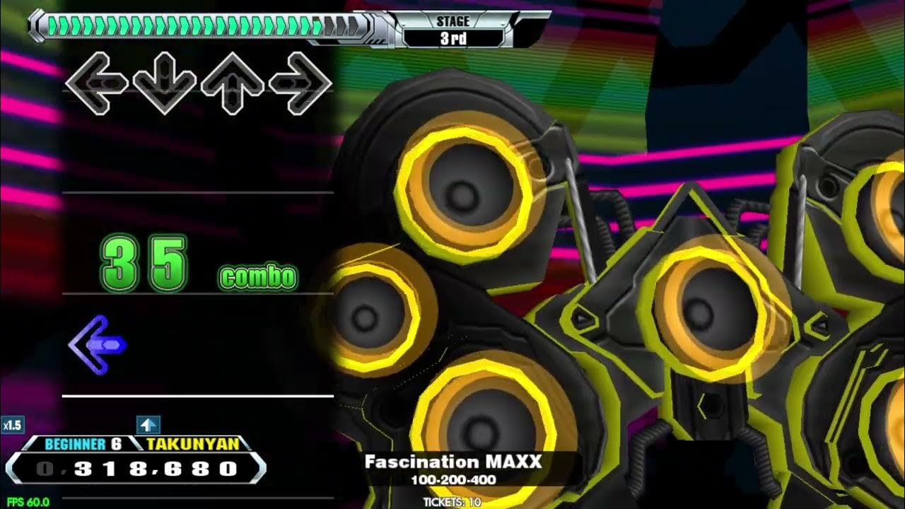 【DDR GRAND PRIX】Fascination MAXX【BEGINNER】 - YouTube